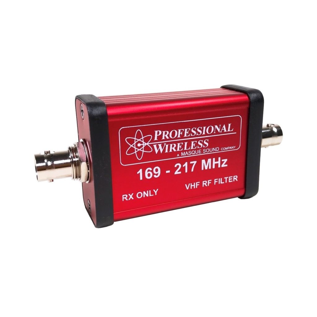 PWS In-Line Bandpass Filter - VHF 169-217 MHz - Professional Wireless ...